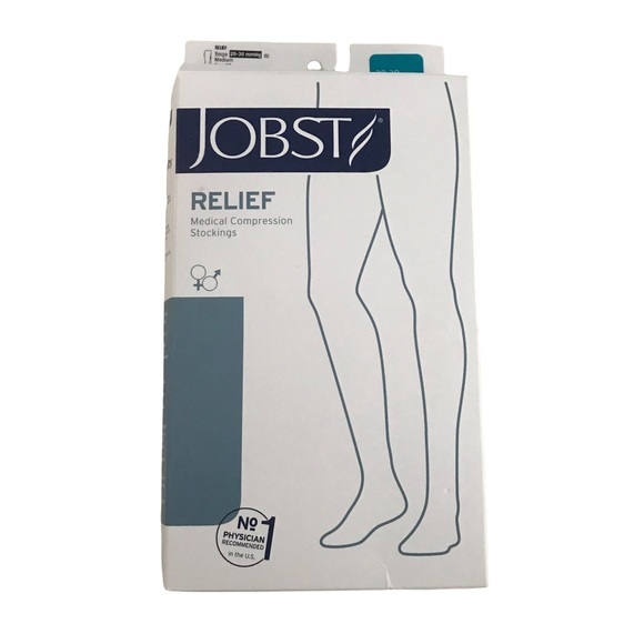 JOBST | Accessories | New Jobst Relief Beige Knee Open Toe Compression ...